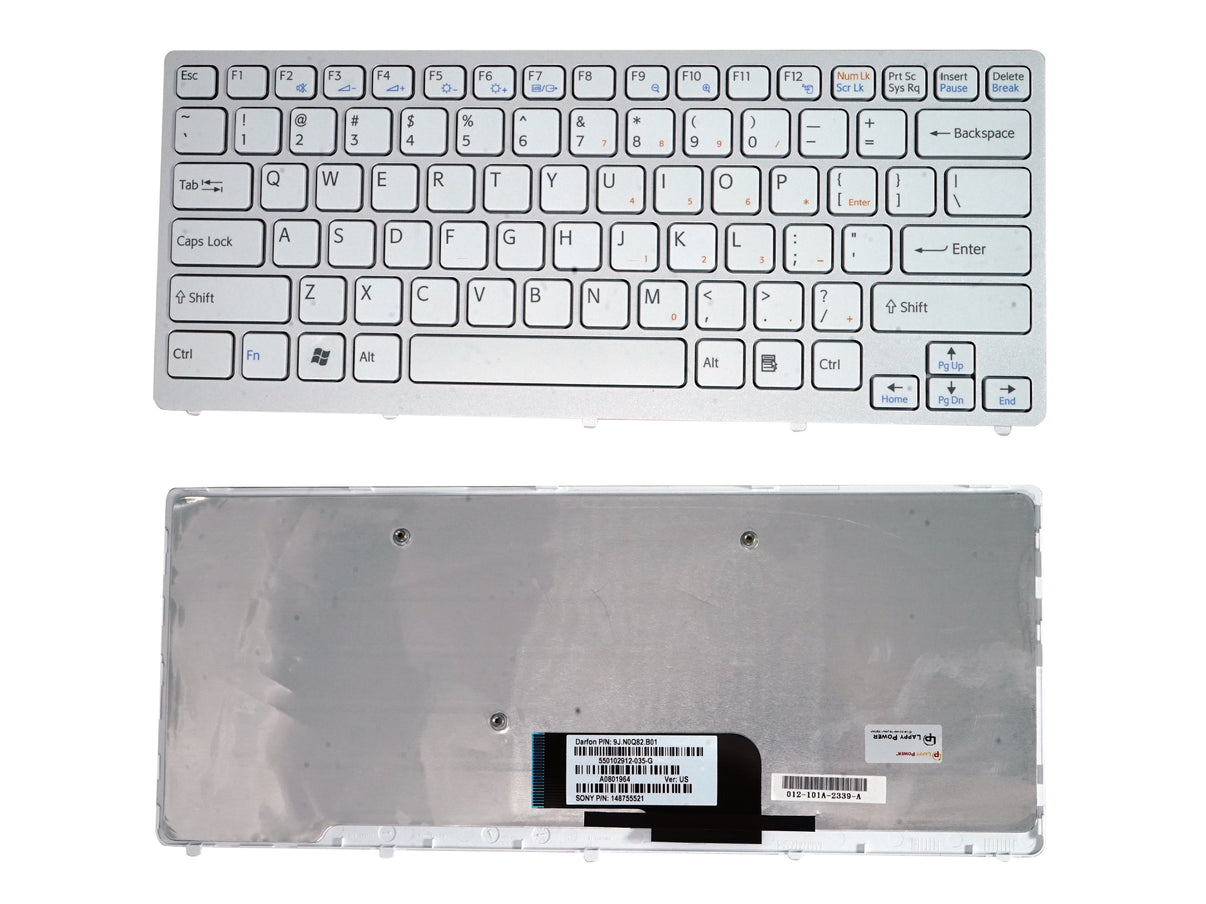 Laptop Keyboard compatible for SONY CW WHITE – Lappy Power