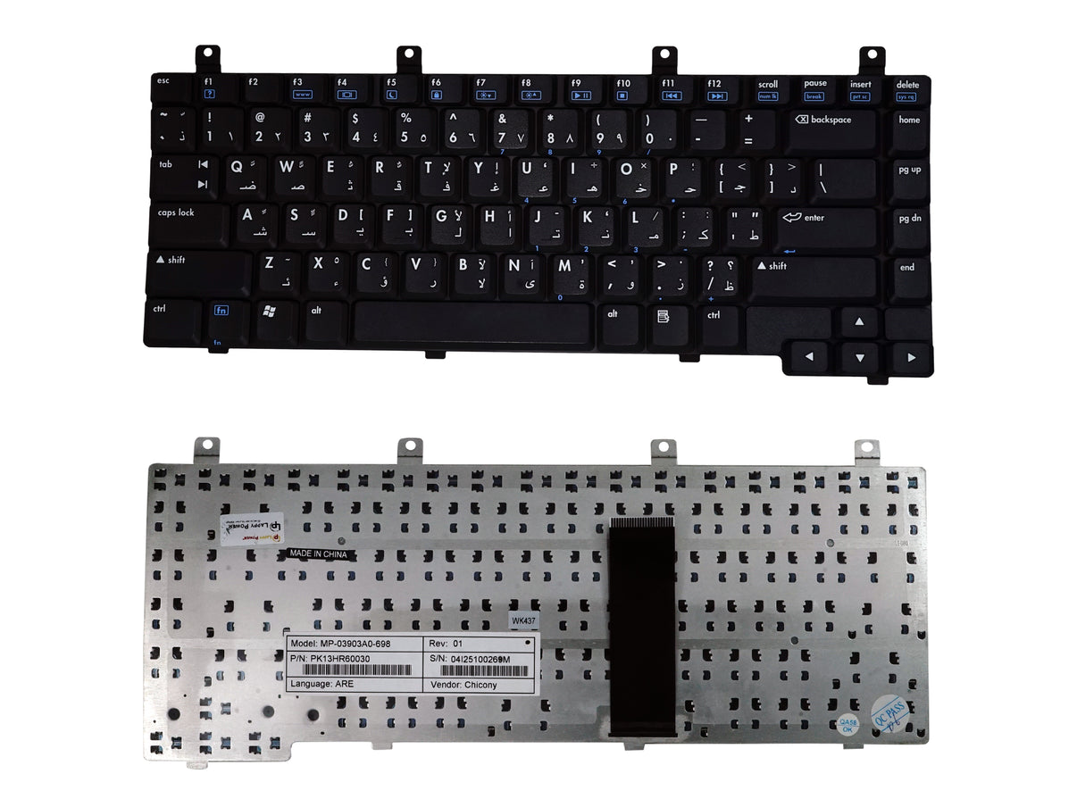 Laptop Keyboard compatible for HP DV5000 / V 2000 BLACK – Lappy Power
