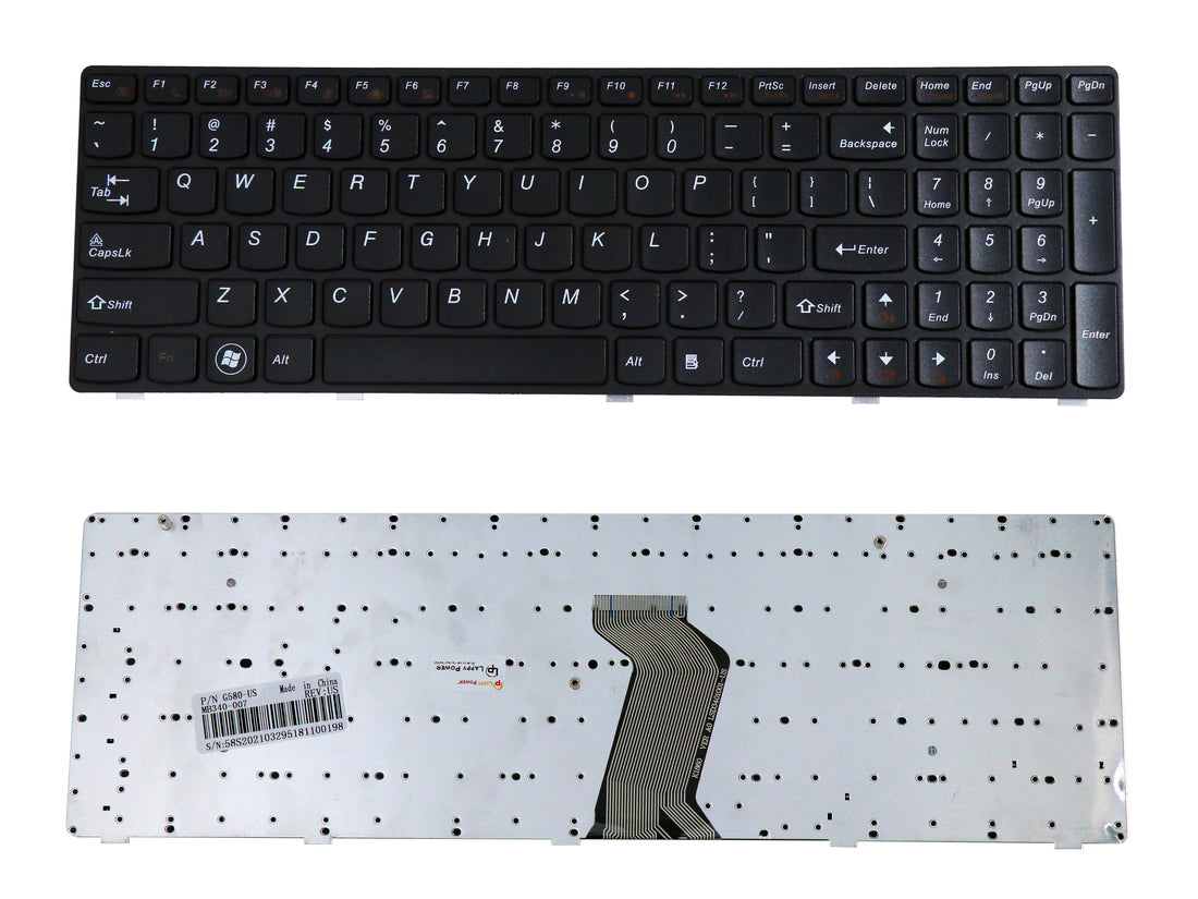 Buy Laptop Keyboard compatible for LENOVO G580 – Lappy Power