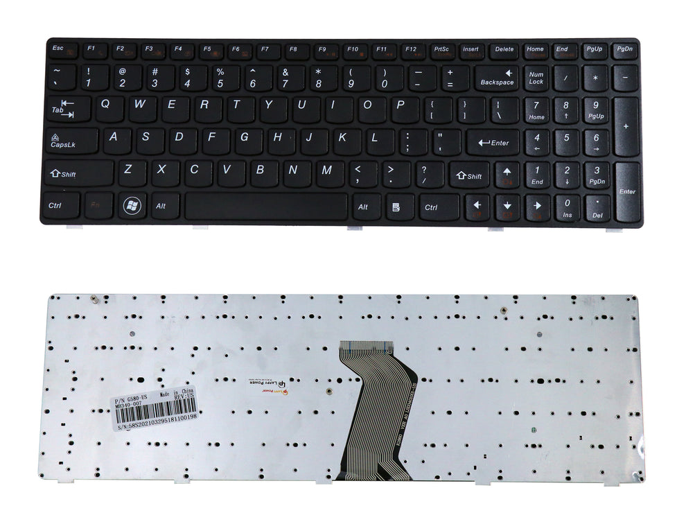Buy Laptop Keyboard compatible for LENOVO G580 – Lappy Power