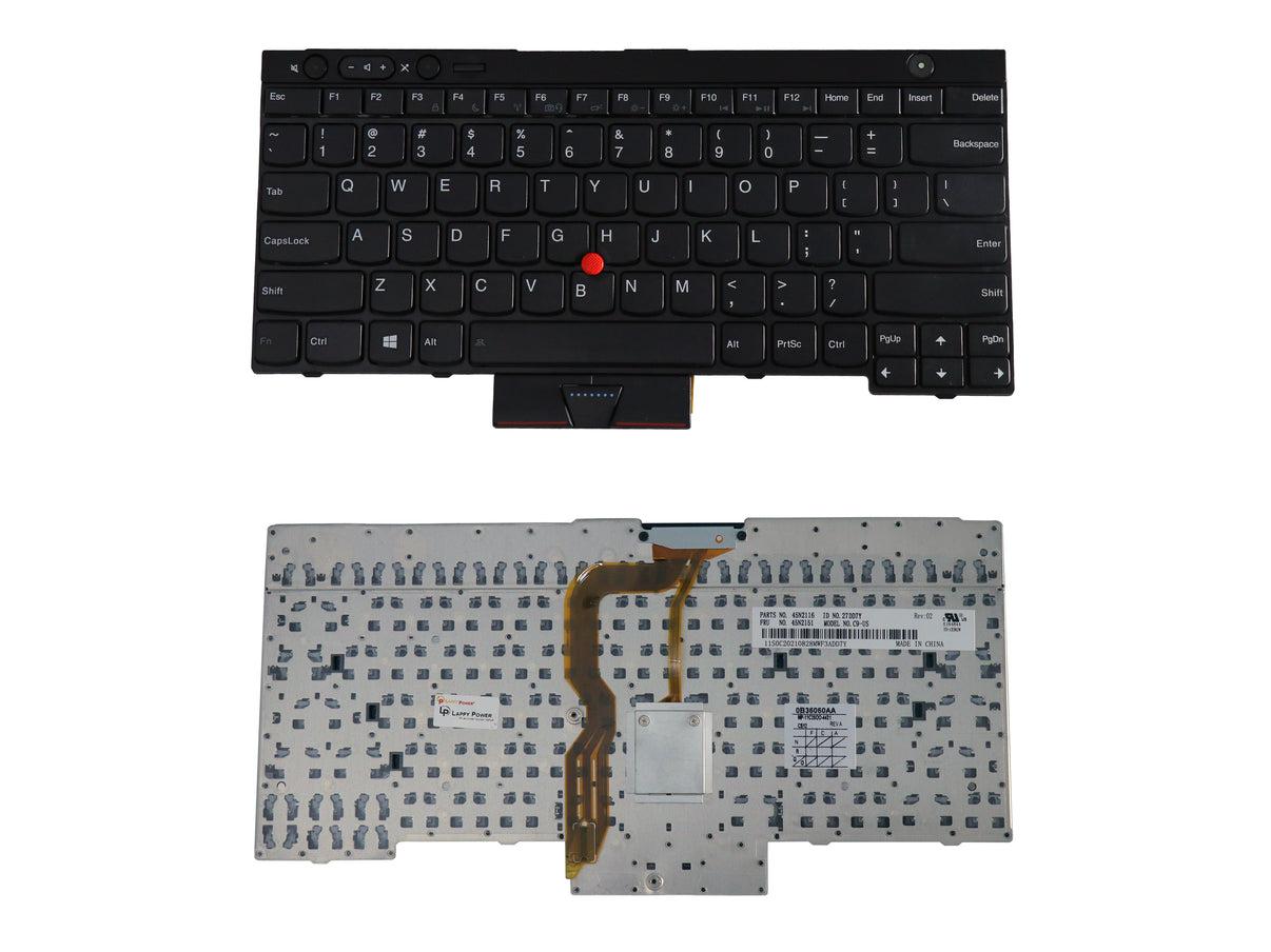Buy Laptop Keyboard compatible for LENOVO T430 / T 440 / X 230 – Lappy ...