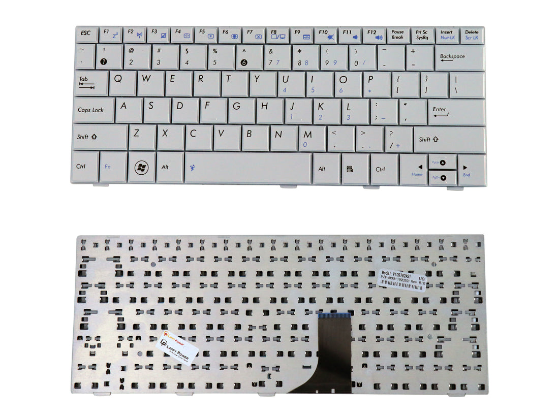 Buy Laptop Keyboard compatible for ASUS 1005 HA / 1008 WHITE – Lappy Power