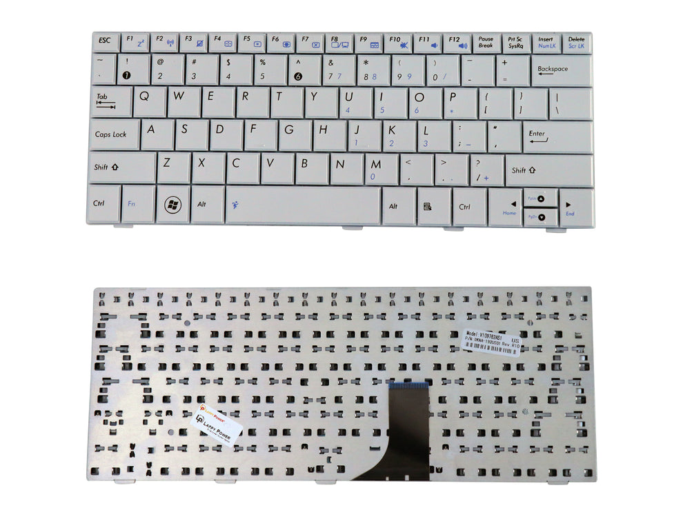 Buy Laptop Keyboard compatible for ASUS 1005 HA / 1008 WHITE – Lappy Power